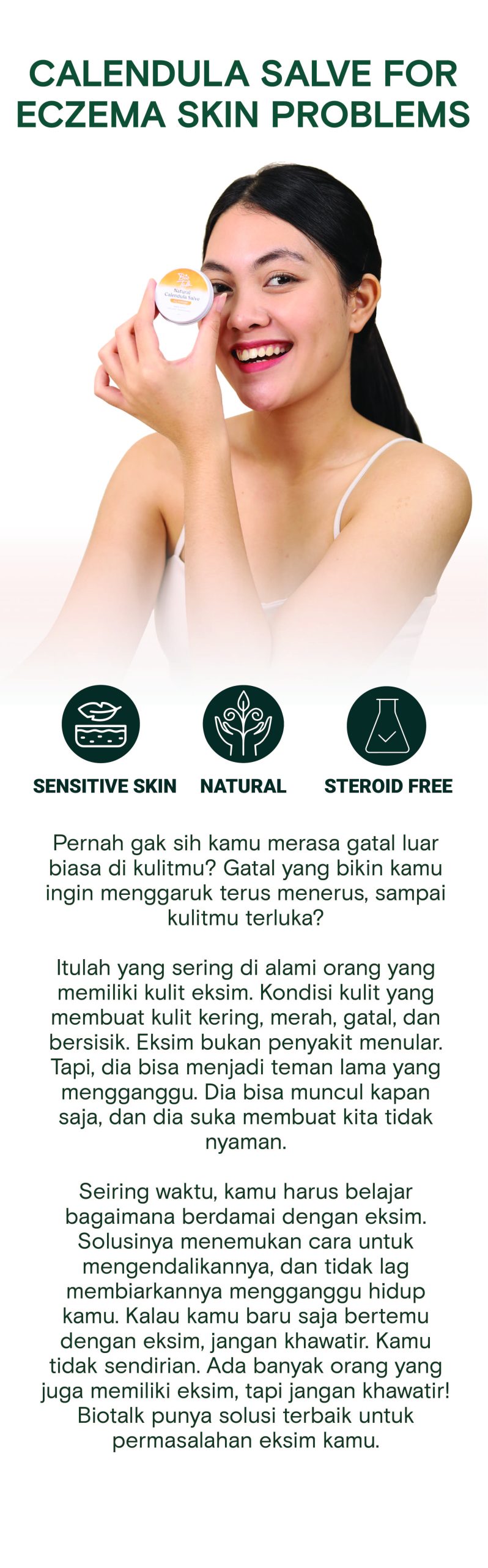 Natural Calendula Salve untuk Eksim & Psoriasis | Biotalk